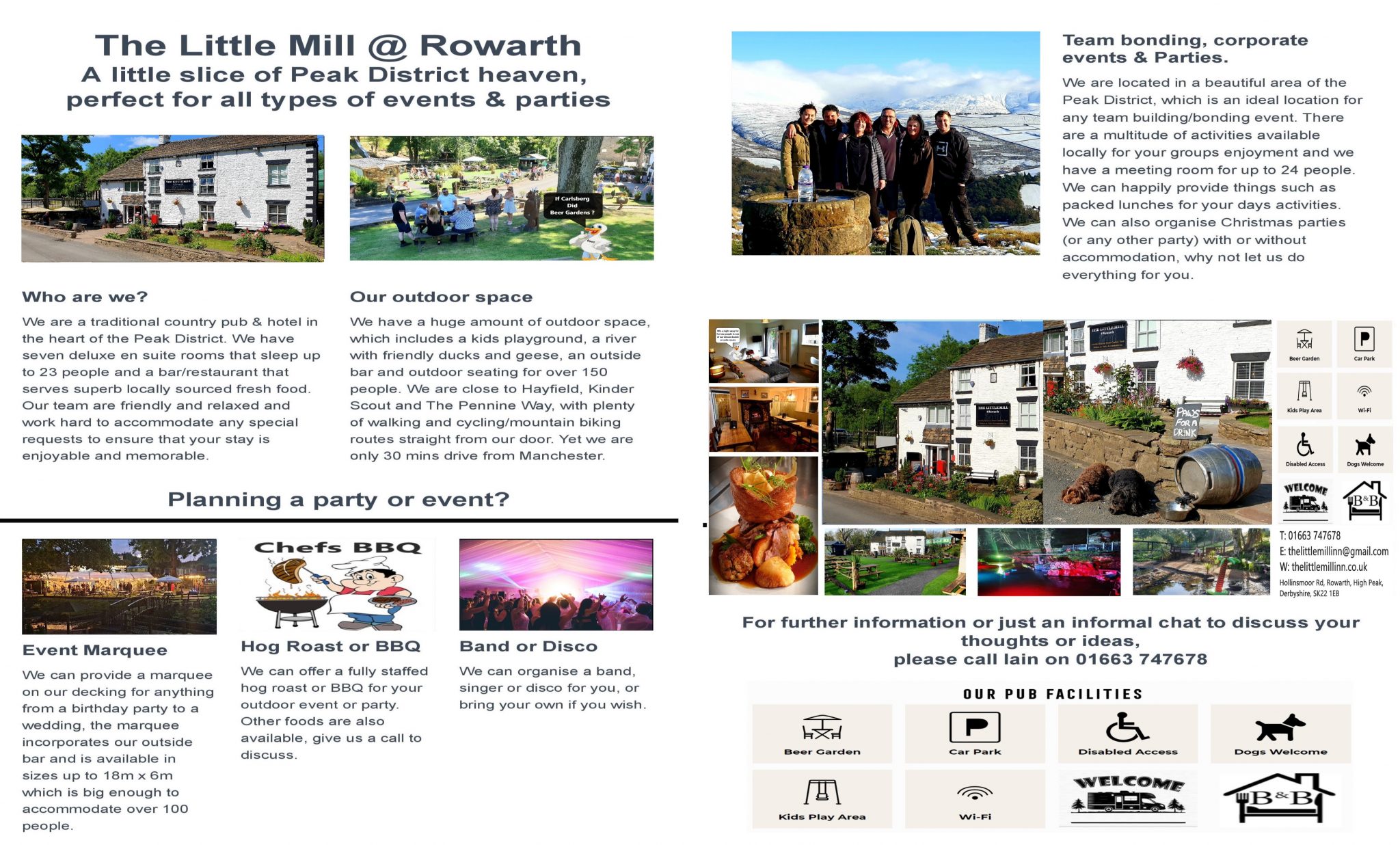 The Little Mill Inn – Countryside Dining in Rowarth