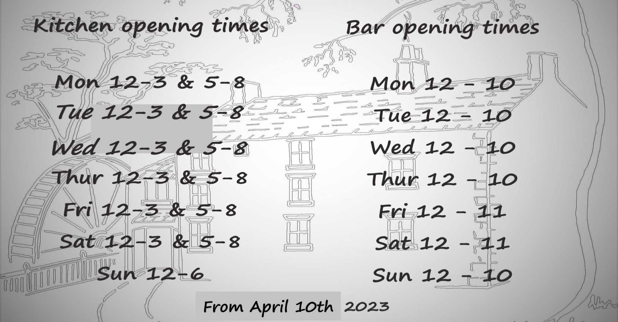 Contact & Book a Table – The Little Mill Inn